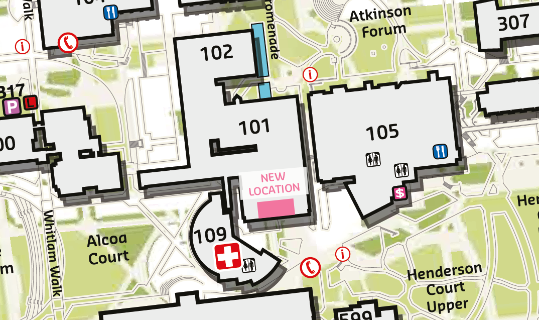 Map-CurtinConnect-temporarylocation | Curtin University, Perth, Australia